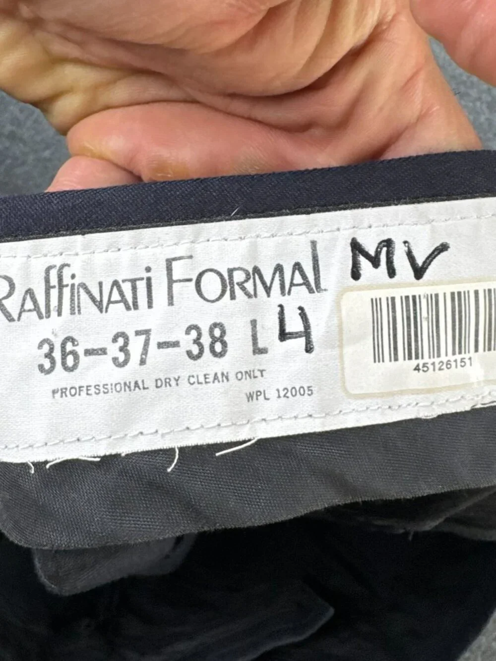 Pants | Raffinati Formal Mens Tuxedo Pants Dark Blue Satin Stripe 36 37 ...
